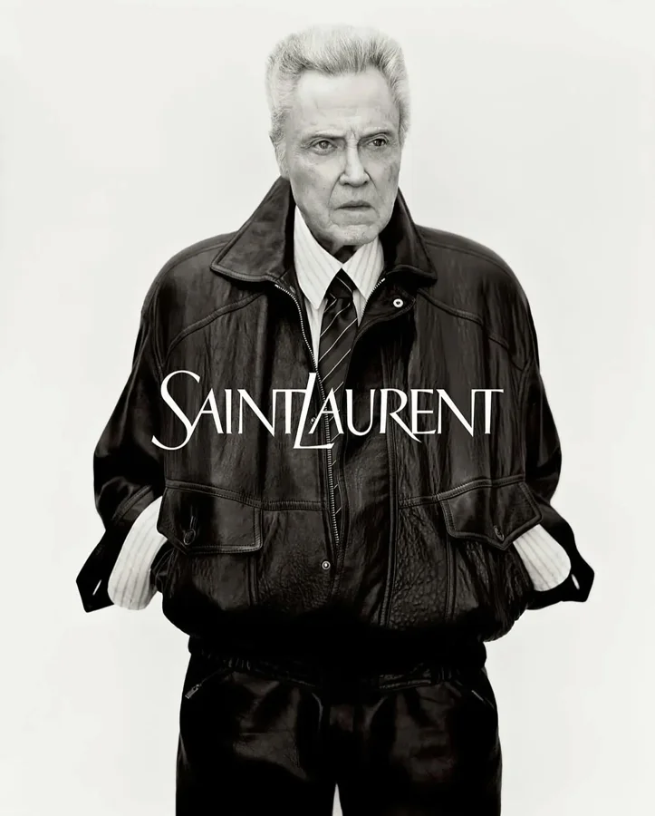 Christopher Walken, 82, Stuns as Model in Saint Laurent Fall 2025 ...